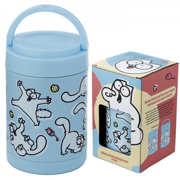 Puckator - Contenitore termico per alimenti Simon's Cat 500ml